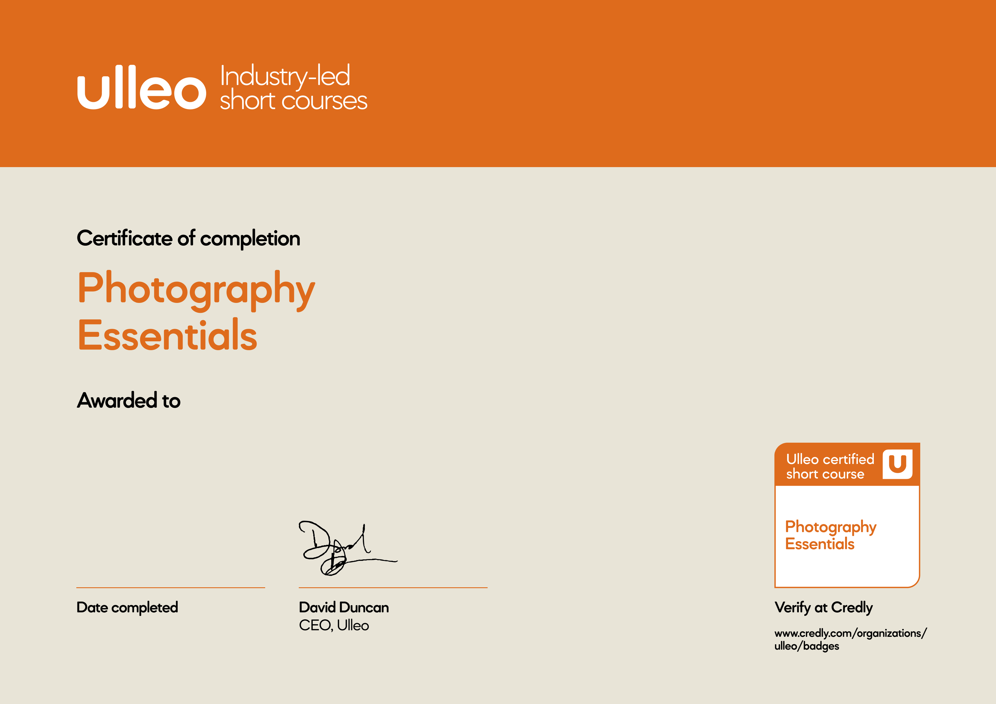 Photography Course | The Career Academy AU